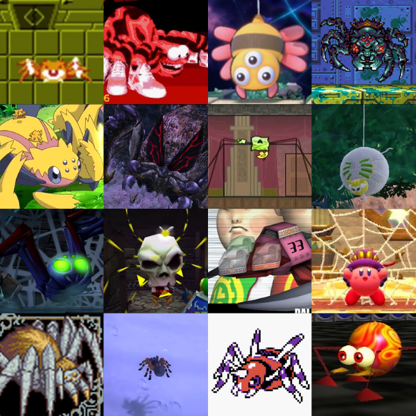 Spiders of Nintendo Quiz - By Ehhhhhh