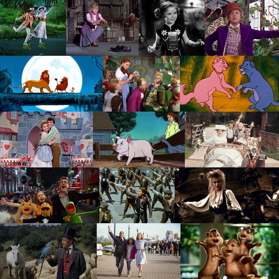 Movie Musicals for Children Picture Click Quiz - By LisaSimpsonOH
