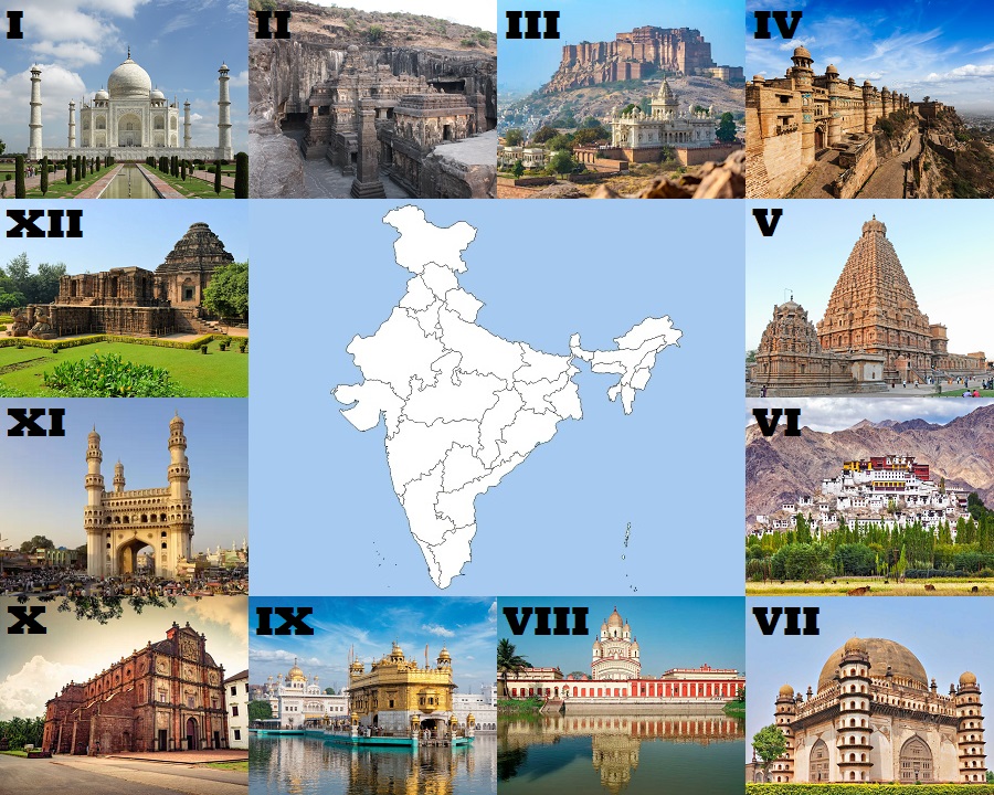 Which State: Indian Landmarks Quiz - By alvir28