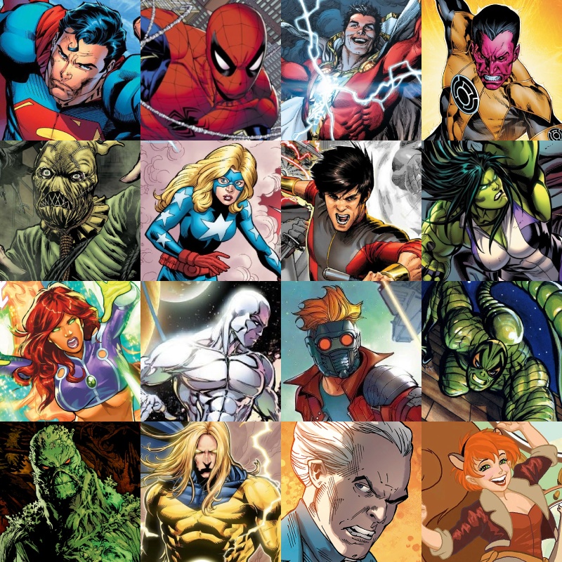 Find the 'S' Comic Characters Quiz - By BorezU