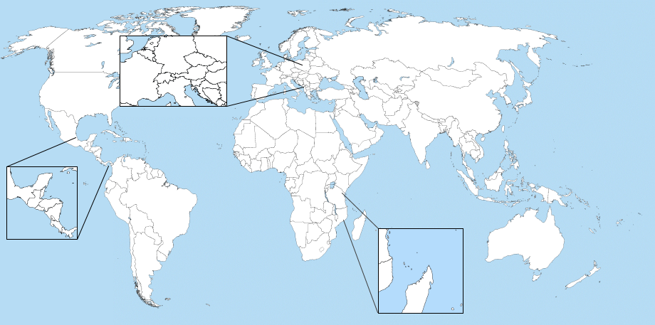 Locate the 'C' Countries Quiz - By RobPro