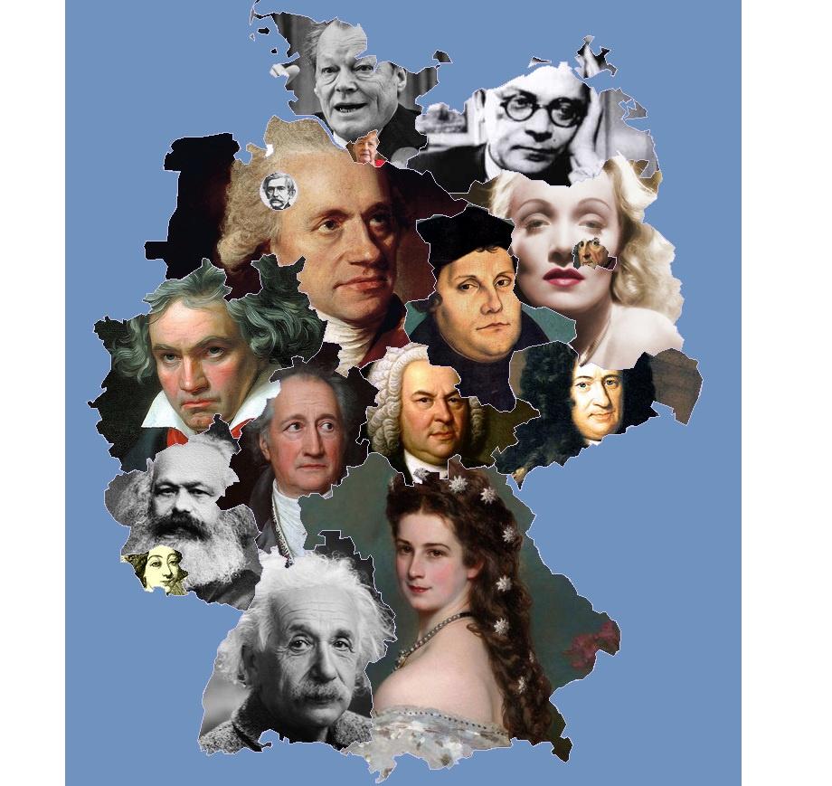Famous German People - All Over the Map! Quiz - By xyz_