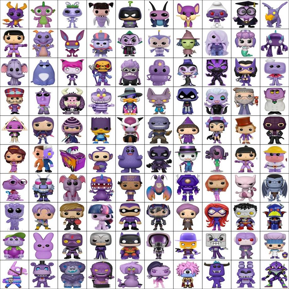 100 Purple Funko Pops Quiz - By ddd62291