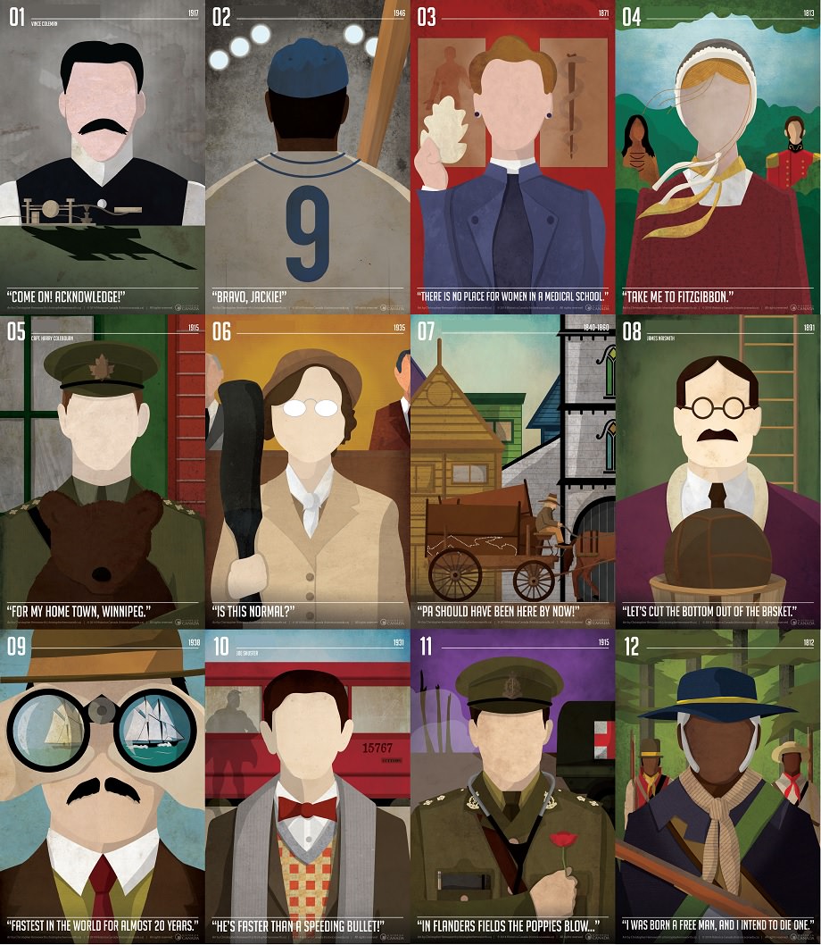 Picture Click: Heritage Minute Posters Quiz - By KStericker