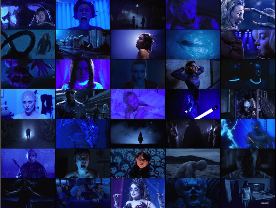 Rainbow Horror Scenes- Blue Quiz - By Meester