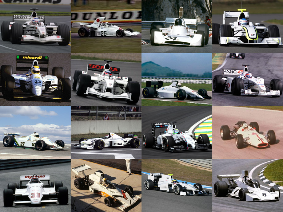 White Formula One Cars Quiz - By pi314159