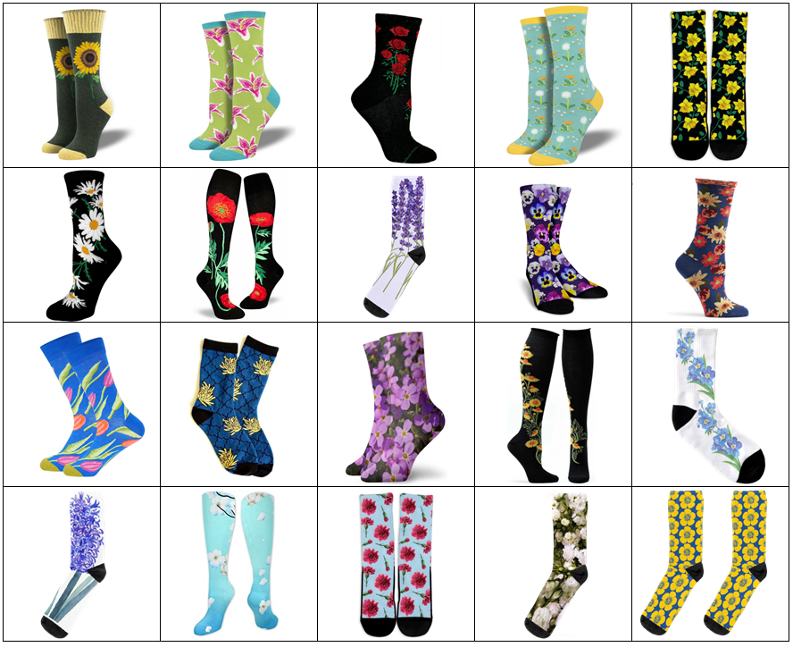 Flowers by Socks Quiz - By JackDots