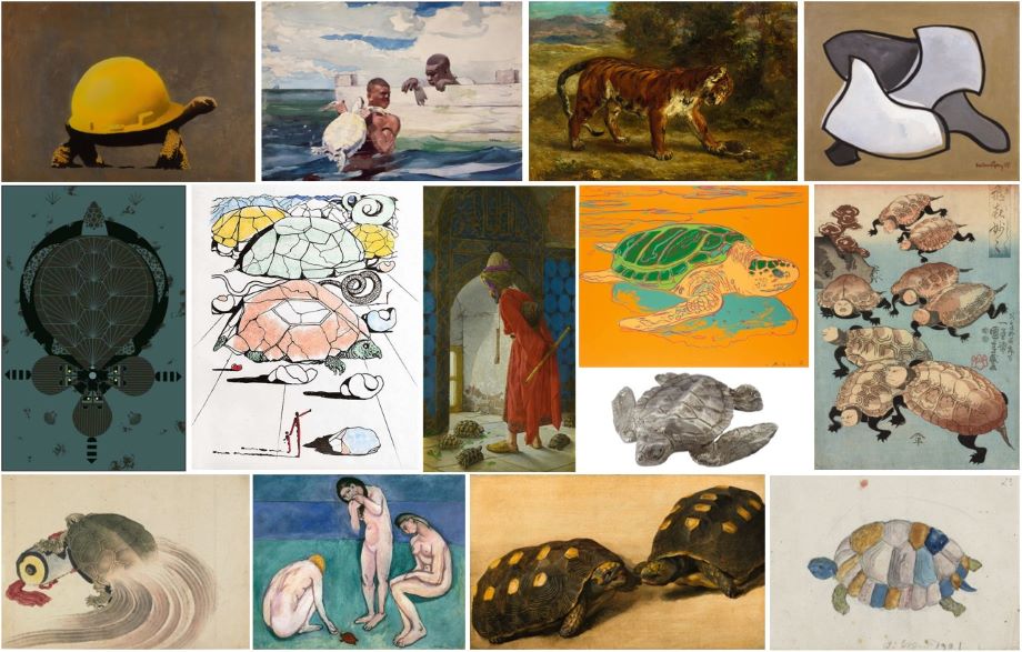 Famous Art - Turtles and Tortoises Quiz - By hazelnuts