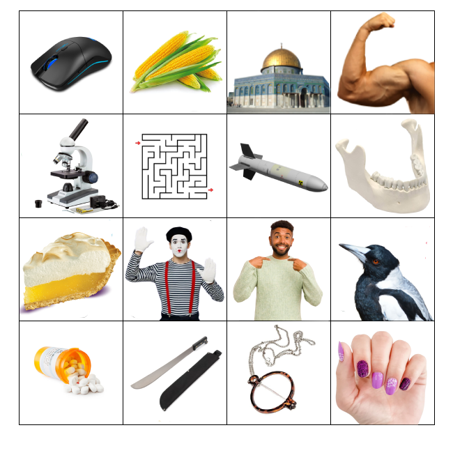 'M___E' Picture Click Quiz - By johncenafan612