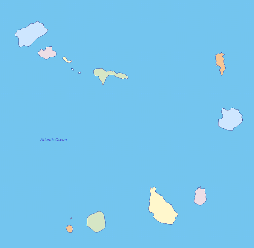 Islands of Cabo Verde (map) Quiz - By Daan_Jellyfish