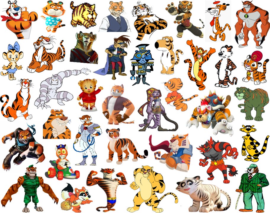 Click the Many Cartoon Tigers Quiz - By ddd62291