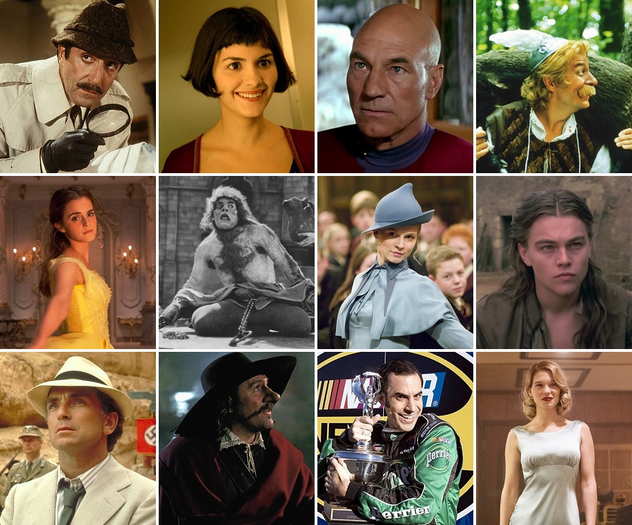 Find the French Movie Characters Quiz - By alvir28