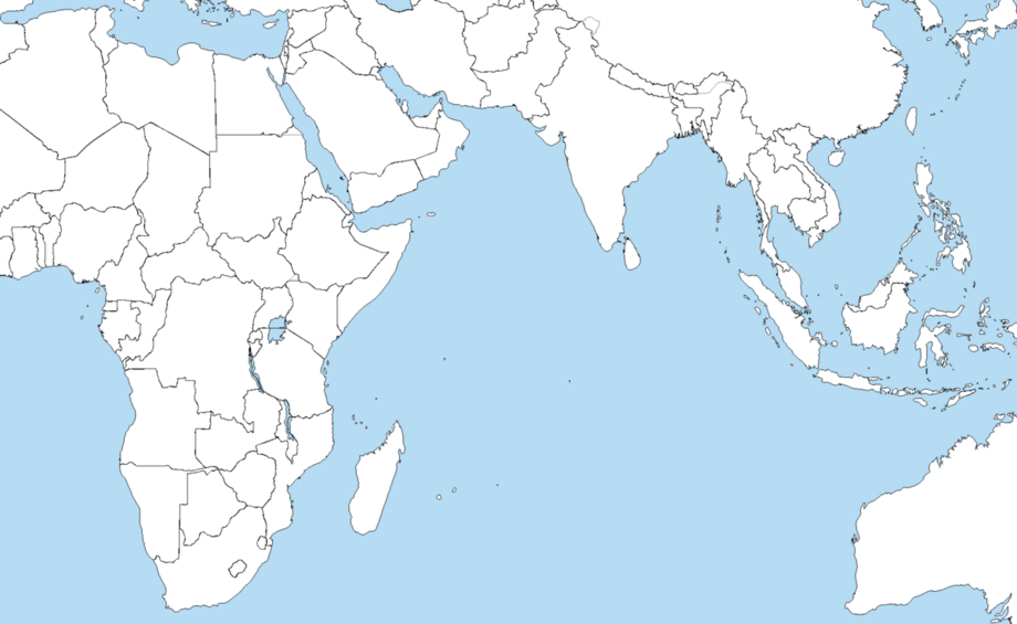 Hinduism Map Of The World