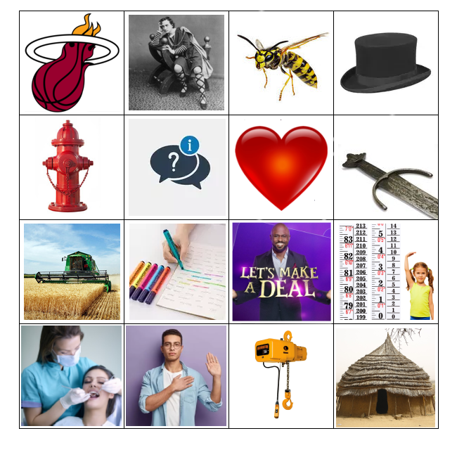 'H___T' Picture Click Quiz - By johncenafan612