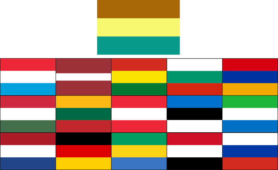 Flags Color Mix VII Quiz - By EddievB