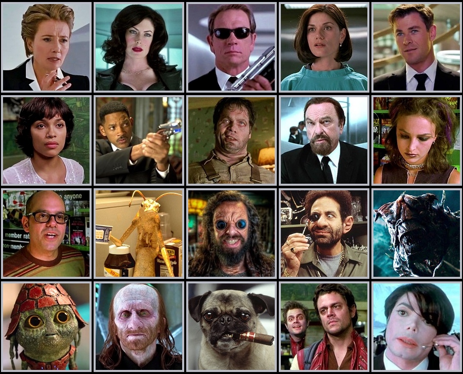 'Men In Black' Character Click Quiz - By TimtheImpaler