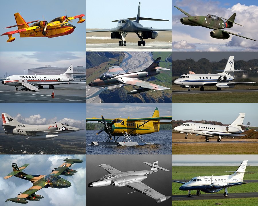 Click a Cruciform Tail Airplane Quiz - By alvir28