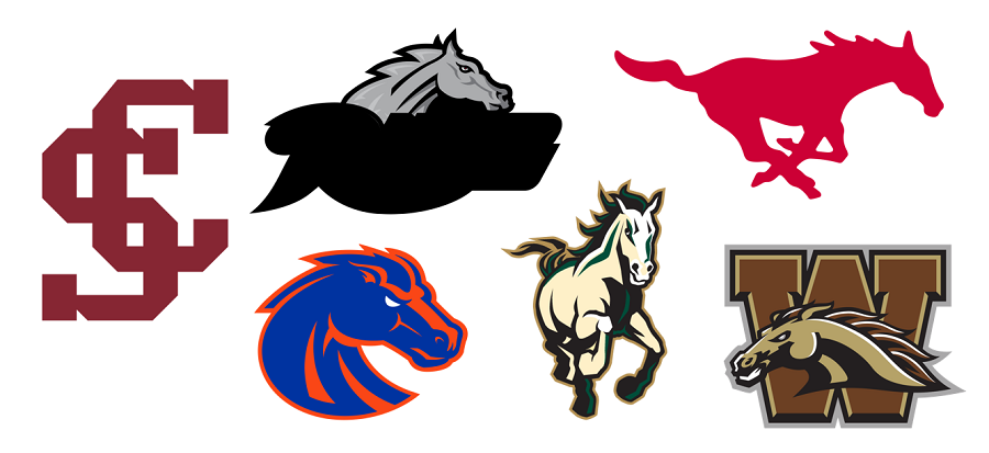 Click the NCAA Mustangs and Broncos Quiz - By Chenchilla