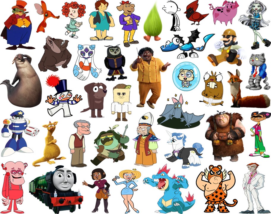Click the 'F' Cartoon Characters VI Quiz - By ddd62291