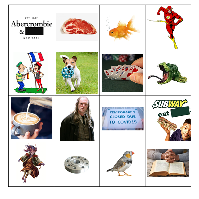 'F___H' Picture Click Quiz - By johncenafan612