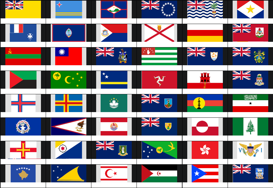 Find Flags of Territories of non UN States or Observers Quiz - By ...