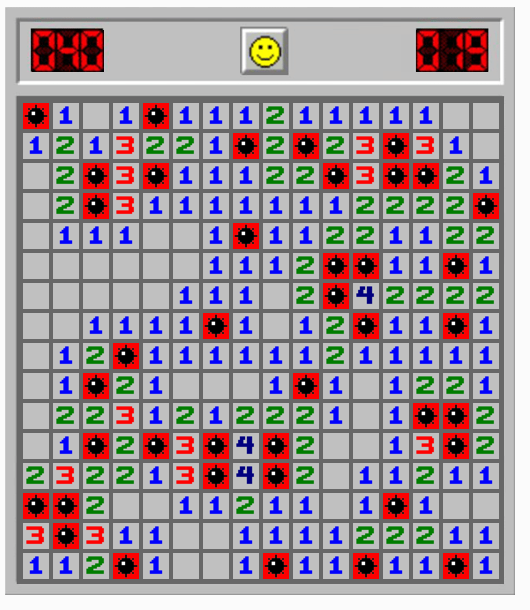 Minesweeper 019 (Intermediate) Quiz - By JoeCoolJRRT