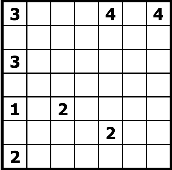 Medium Nurikabe Puzzle 62 Quiz - By sproutcm