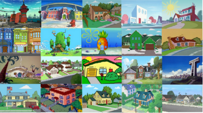 Cartoon Houses Quiz - By samlogan1