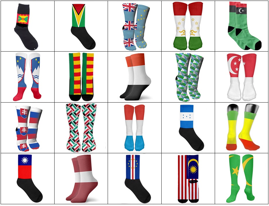 Country Flag by Socks Click VI Quiz - By JackDots