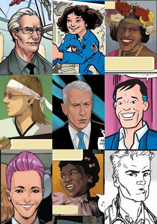 More Famous LGBTQ People in Comic Books Quiz - By shorlin
