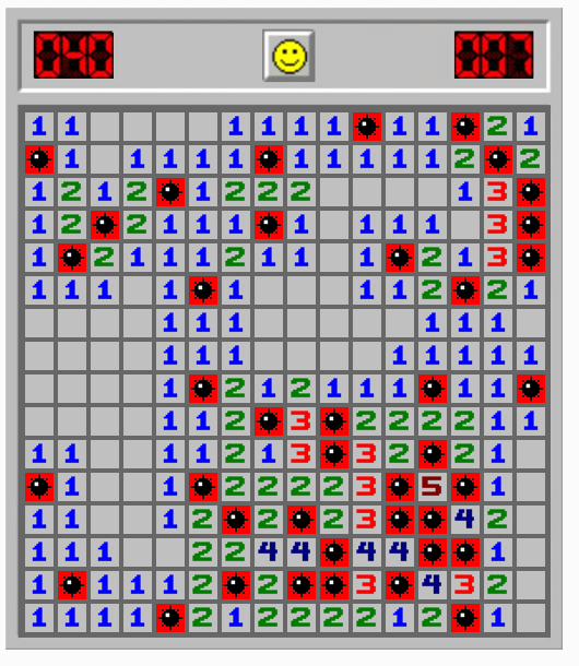 Minesweeper 007 (Intermediate) Quiz - By JoeCoolJRRT