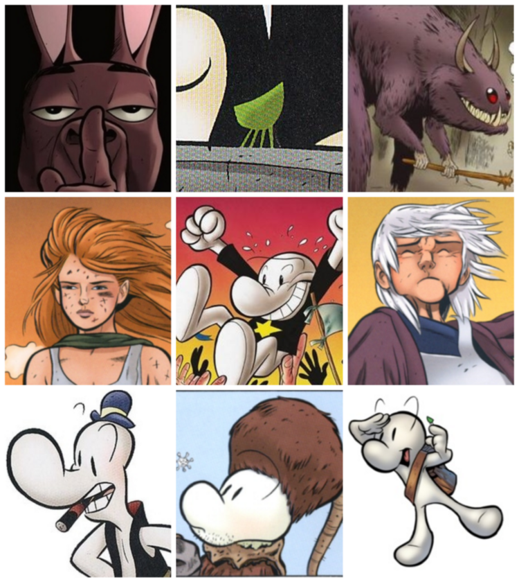 Bone Characters Picture Click Quiz - By mister_pianoman