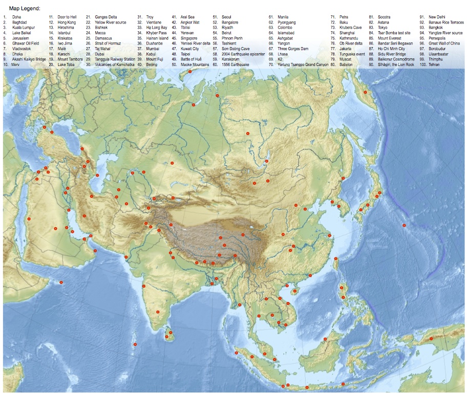 Maoke Mountains Map