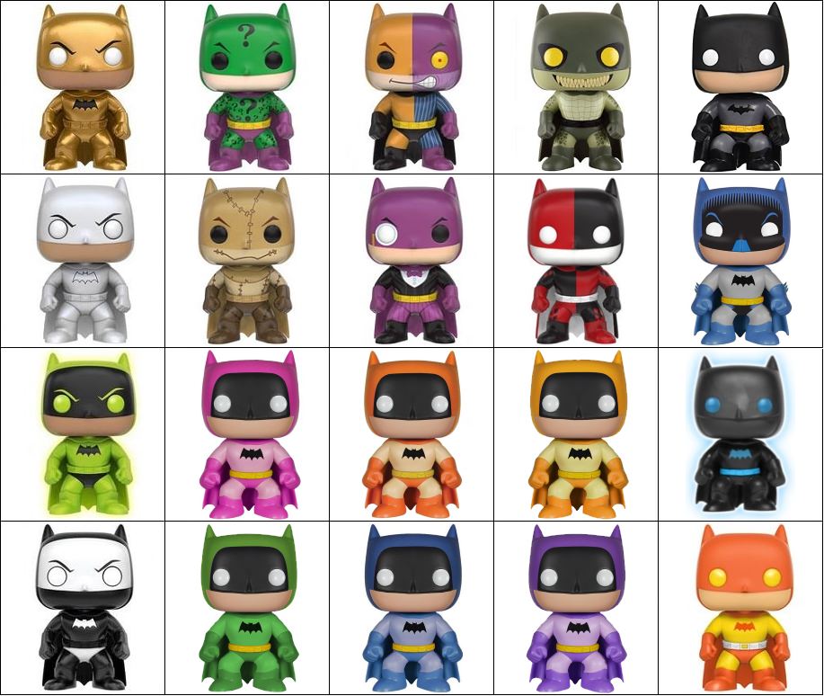 Funko Pop! Batman Variants III Quiz - By rychu_supadude