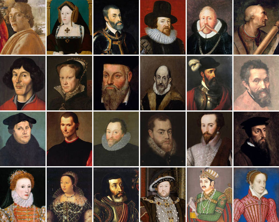 Famous Faces from the 1500s Quiz - By eyes355