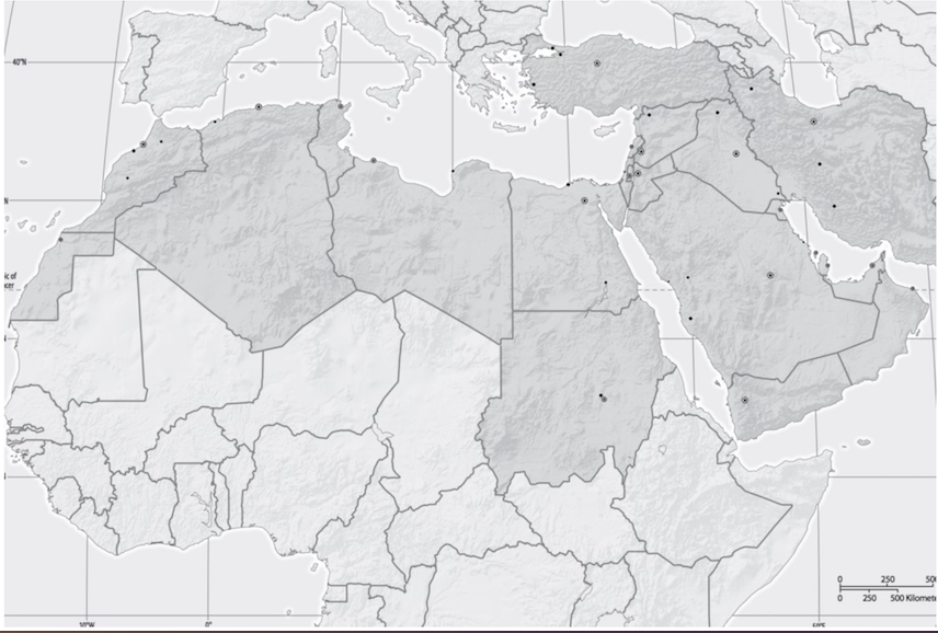 Middle East Countries and Territories Geography Quiz - By akurzontkowski