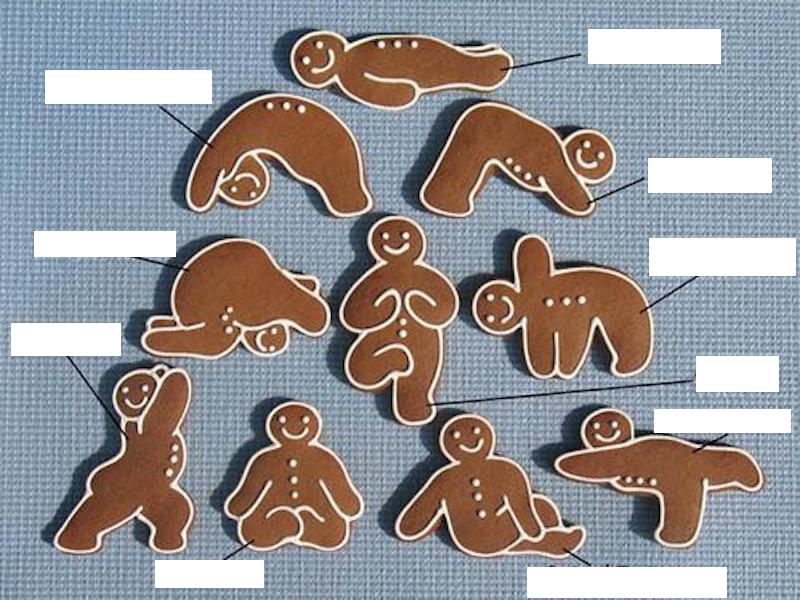 Gingerbread Yoga Cookie Positions Quiz - By CGMFan1