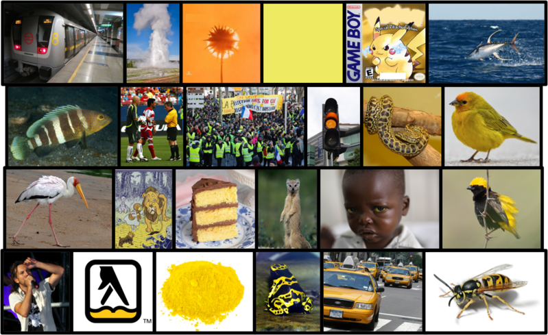 Pick the Yellow Things pt. 1 Quiz - By Tasi