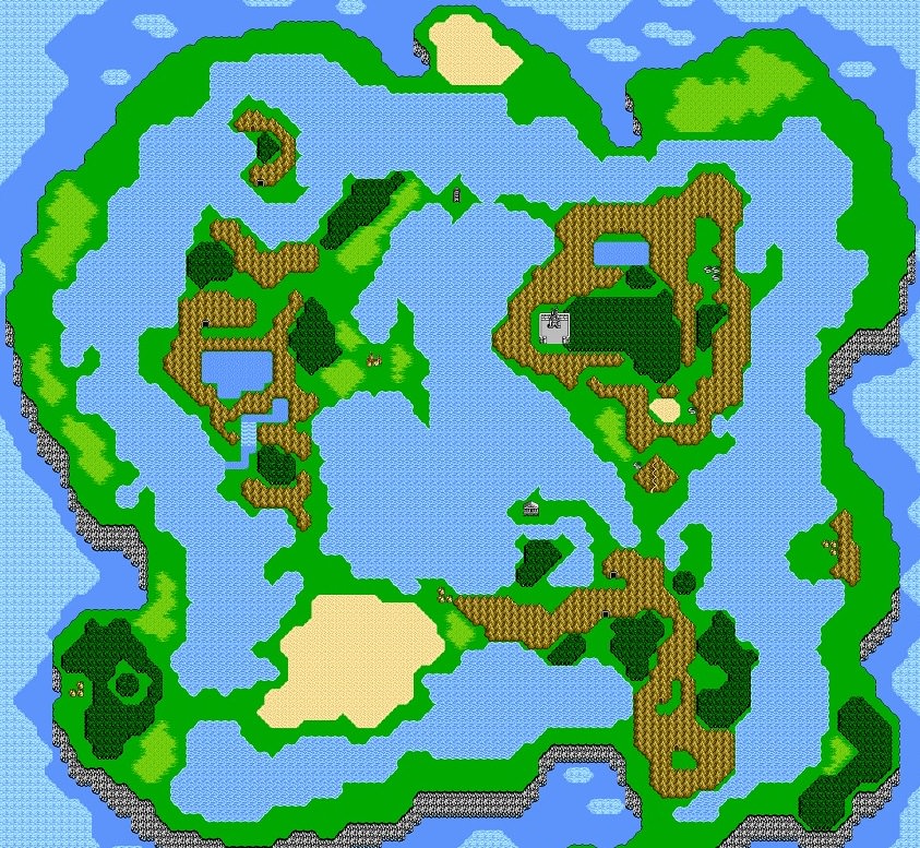 Final Fantasy III Floating Continent Map(Picture Click) Quiz - By ...