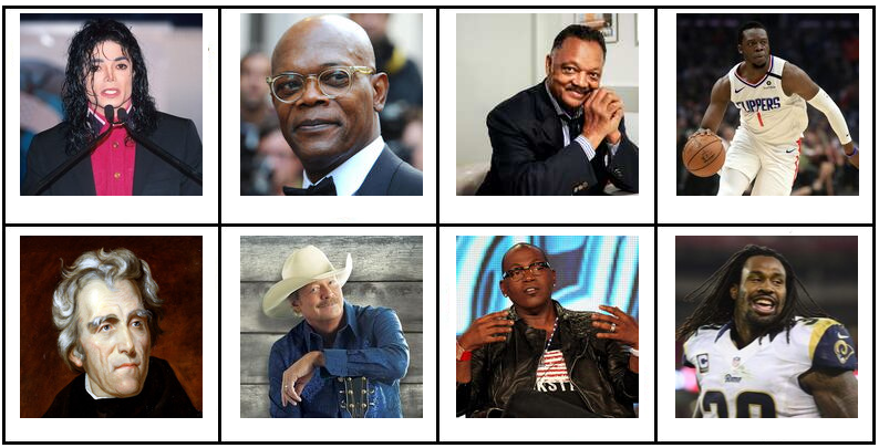 Great Eight: Famous Jacksons Quiz - By johncenafan612