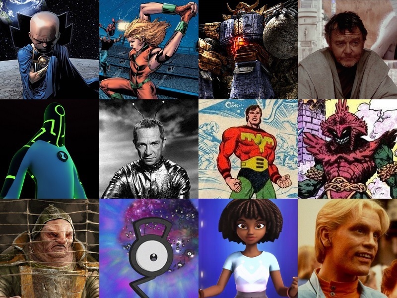 Fictional Extraterrestrial Letter U Blitz Quiz - By Flick