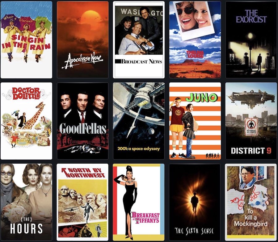 Pick 5 Posters: Best Picture Snubs Quiz - By MSUKent