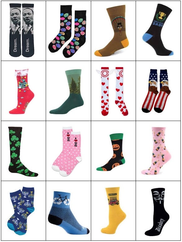 Holiday by Socks Click Quiz - By JackDots
