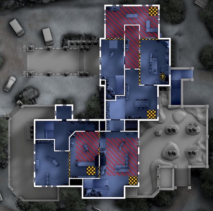 Rainbow Six: Siege - Chalet 1F Room Quiz - By henrytw