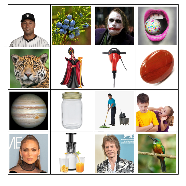 'J___R' Picture Click Quiz - By johncenafan612