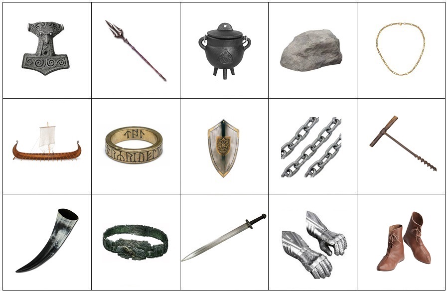 Norse Mythology Objects Quiz - By JackDots