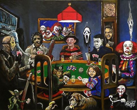 Click the Horror Villain playing cards Quiz - By lucy5ive