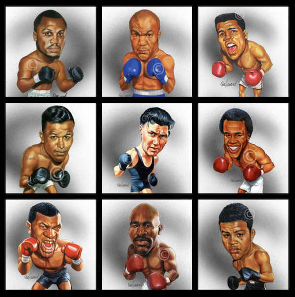Caricatures of Boxing Legends by Don Howard Quiz - By jlamp104