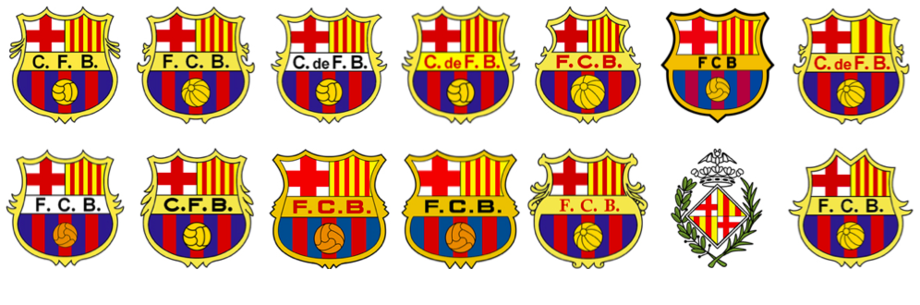 Evolution of Football Crests: FC Barcelona Quiz - By bucoholico2