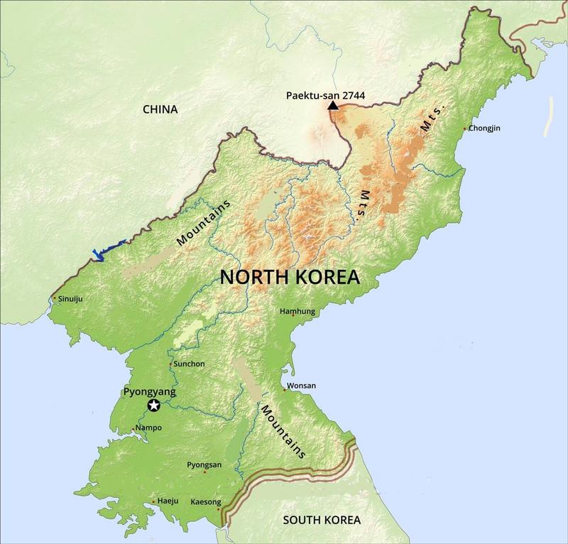 North Korea Physical Geography Quiz - By mucciniale